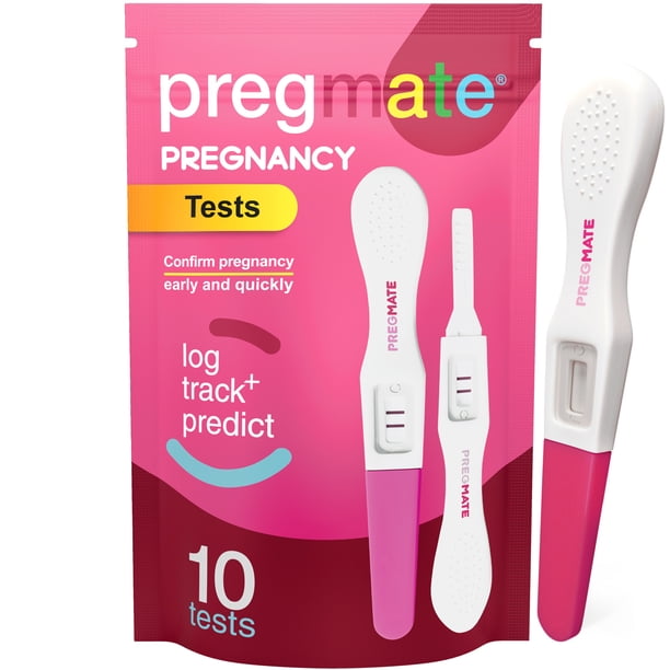 Pregmate Pregnancy Midstream Tests (10 Count) - Walmart Business Supplies