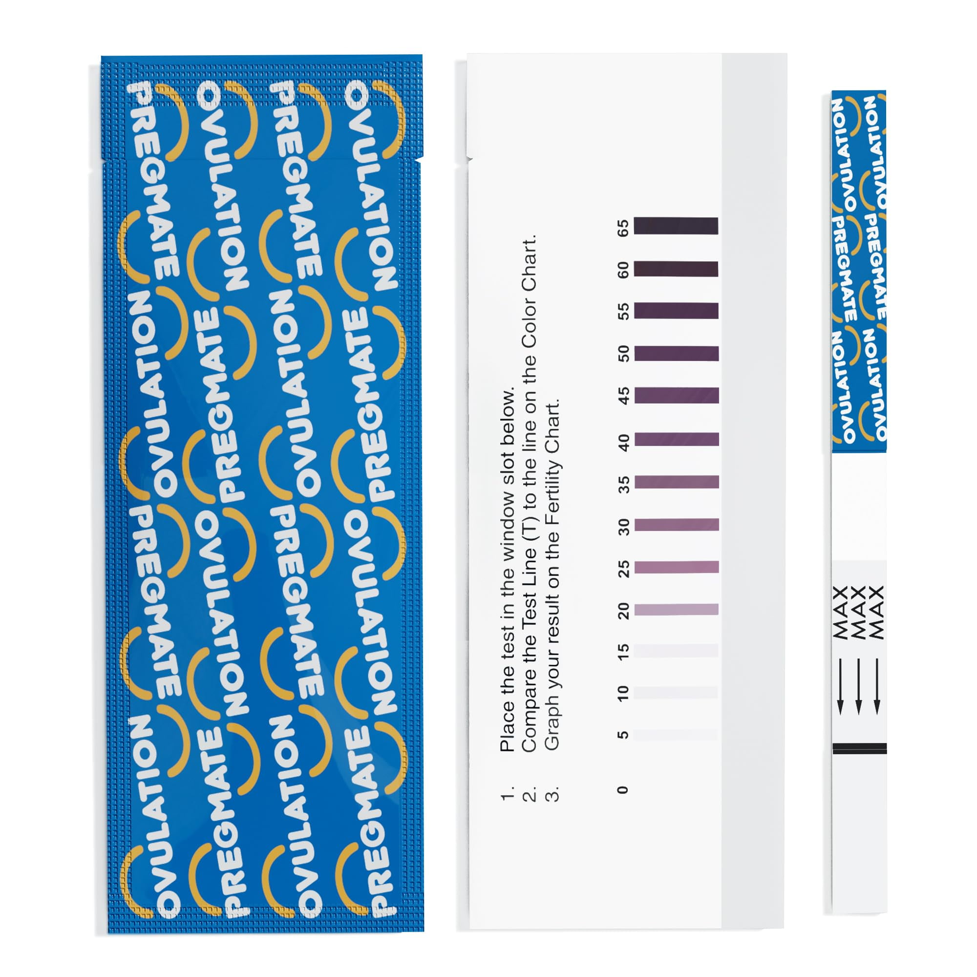 Pregmate 25 Ovulation Test Strips with Numerical LH Result Quantitative ...