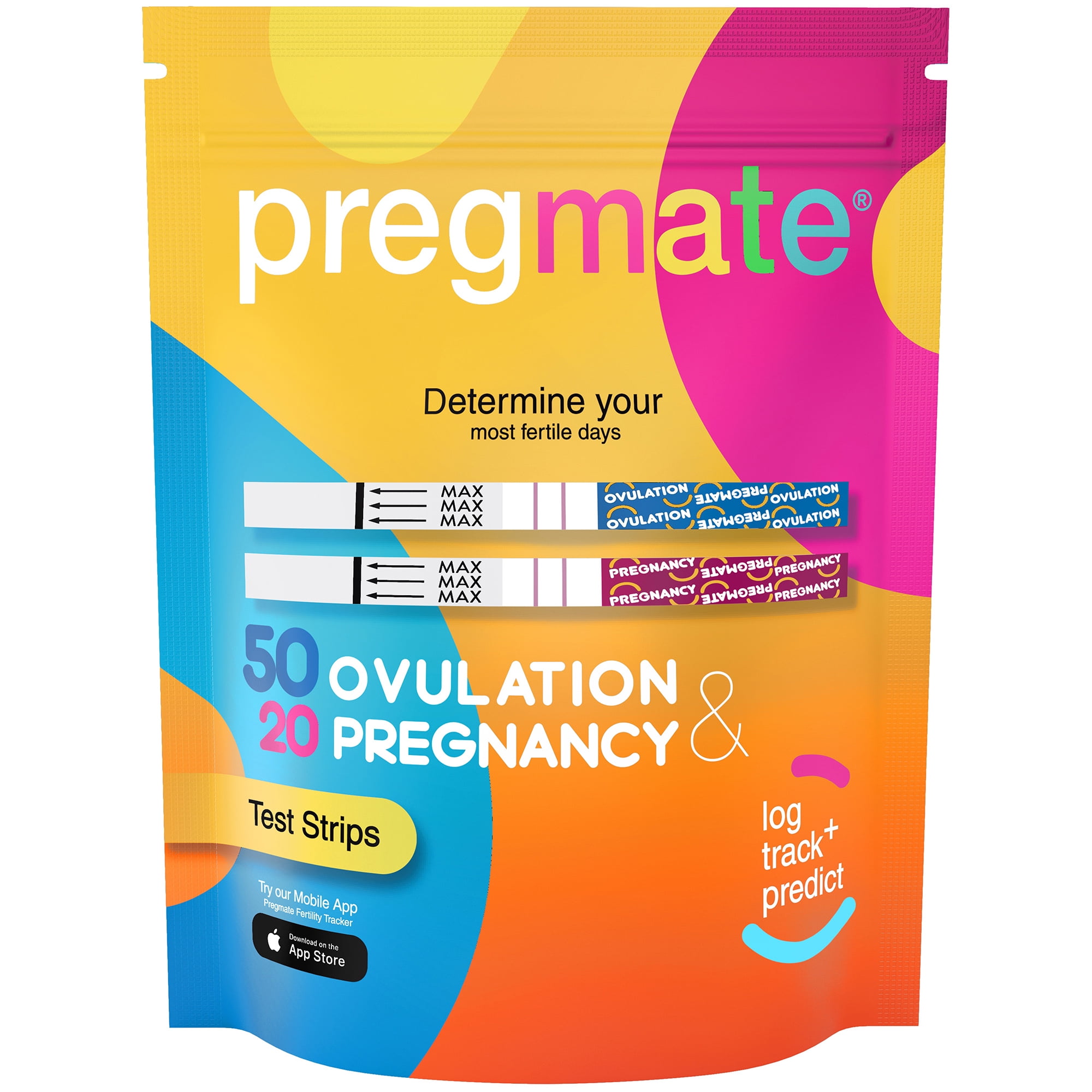 Pregmate Pregnancy and Ovulation Test Strips Kit, 50 Ovulation and 20 ...
