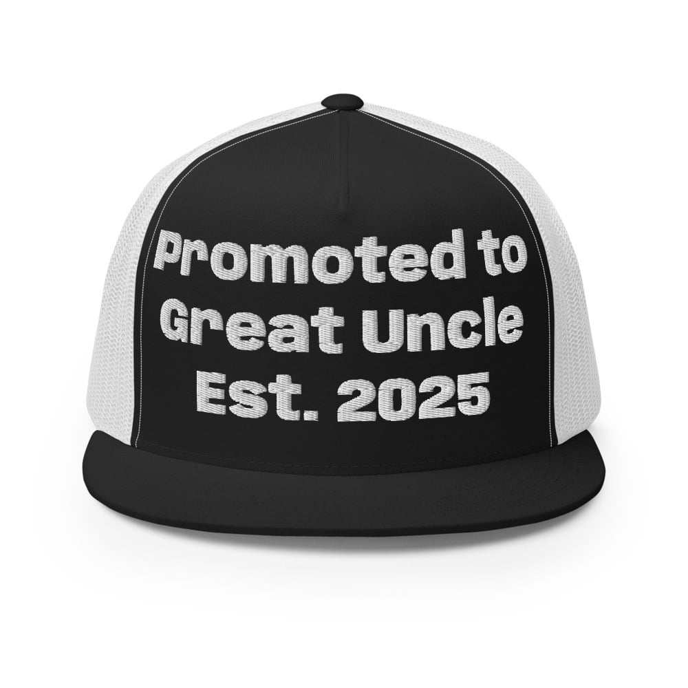 Pregnancy Announcement Embroidered Trucker Cap, Promoted To Great Uncle ...