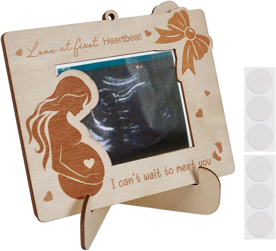 Pregnancy Baby Ultrasound Picture Frame Wood Pregnancy Photo Frame ...