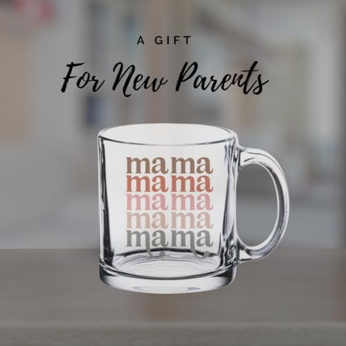 Pregnancy Gift - Mama Daddy Glass Coffee Mug Set - Gift Set for New ...