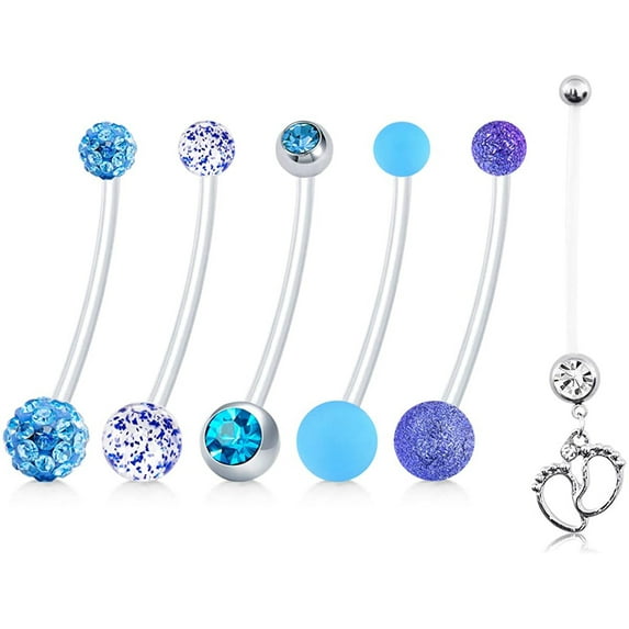 Briana Williams Pregnancy Maternity Flexible Bioplast Long Belly Button ...