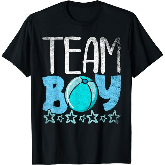 Pregnancy Team Boy Future Parents Baby Shower Gender Reveal T-Shirt ...