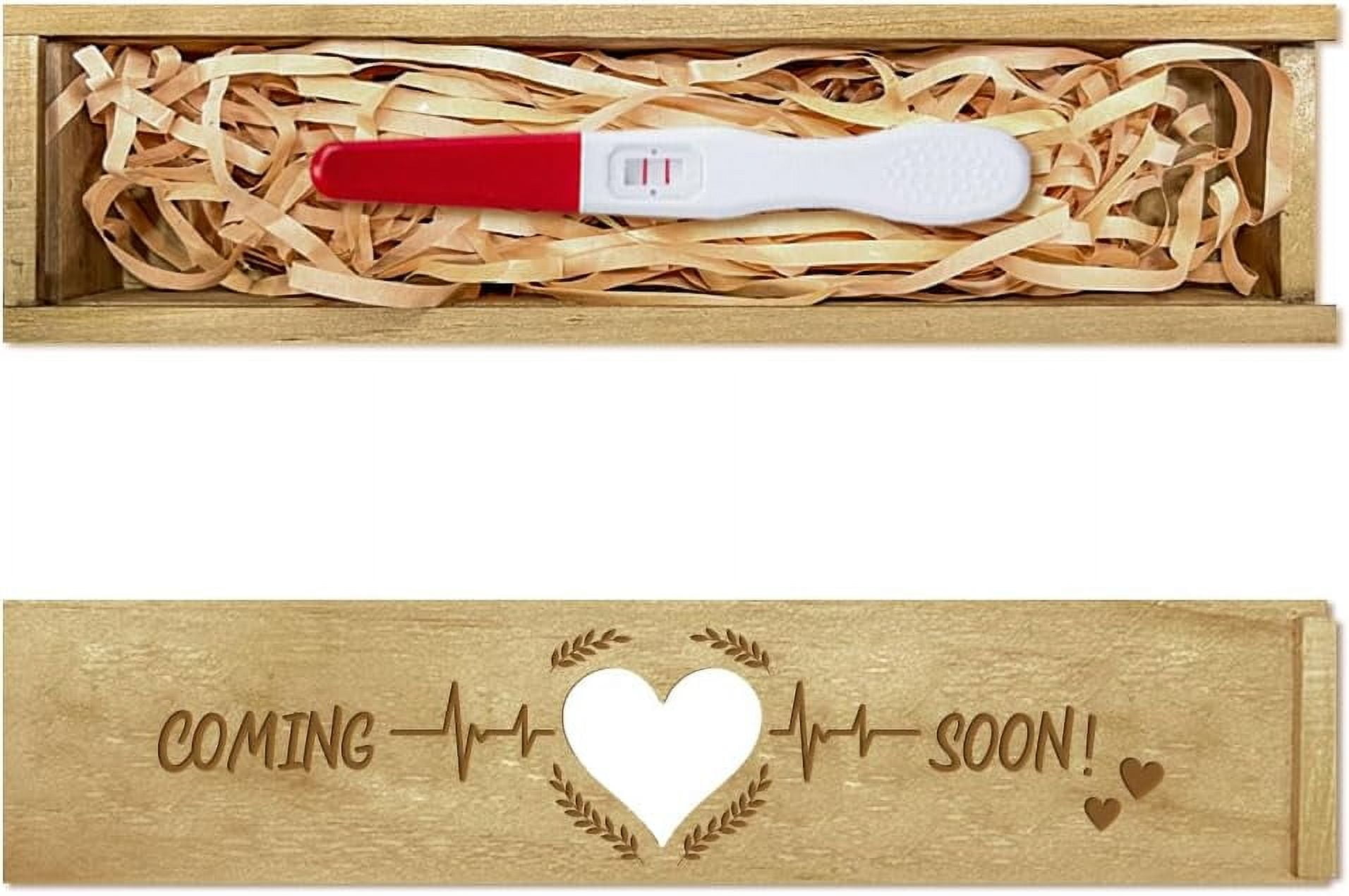 Pregnancy Test Keepsake Box Hollow Love Pregnancy Test Gift Box with ...