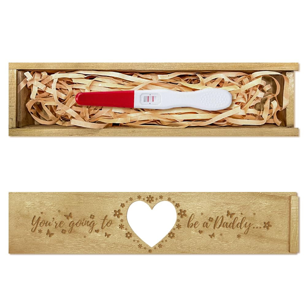 Pregnancy Test Keepsake Box Love Heart Flower Pregnancy Test Gift Box ...