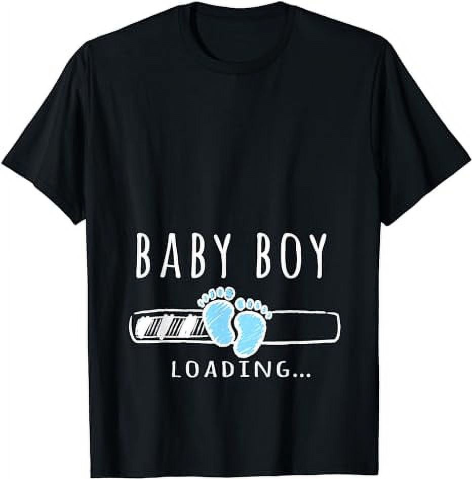 Pregnant Mom Baby Boy Loading T-Shirt - Walmart.com