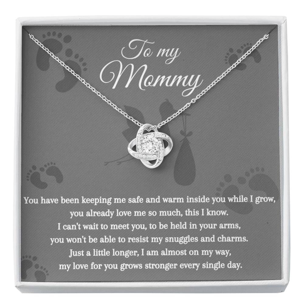 Pregnant Mom Mothers Day Gift, To Mommy From Bump, New Mommy Necklace ...