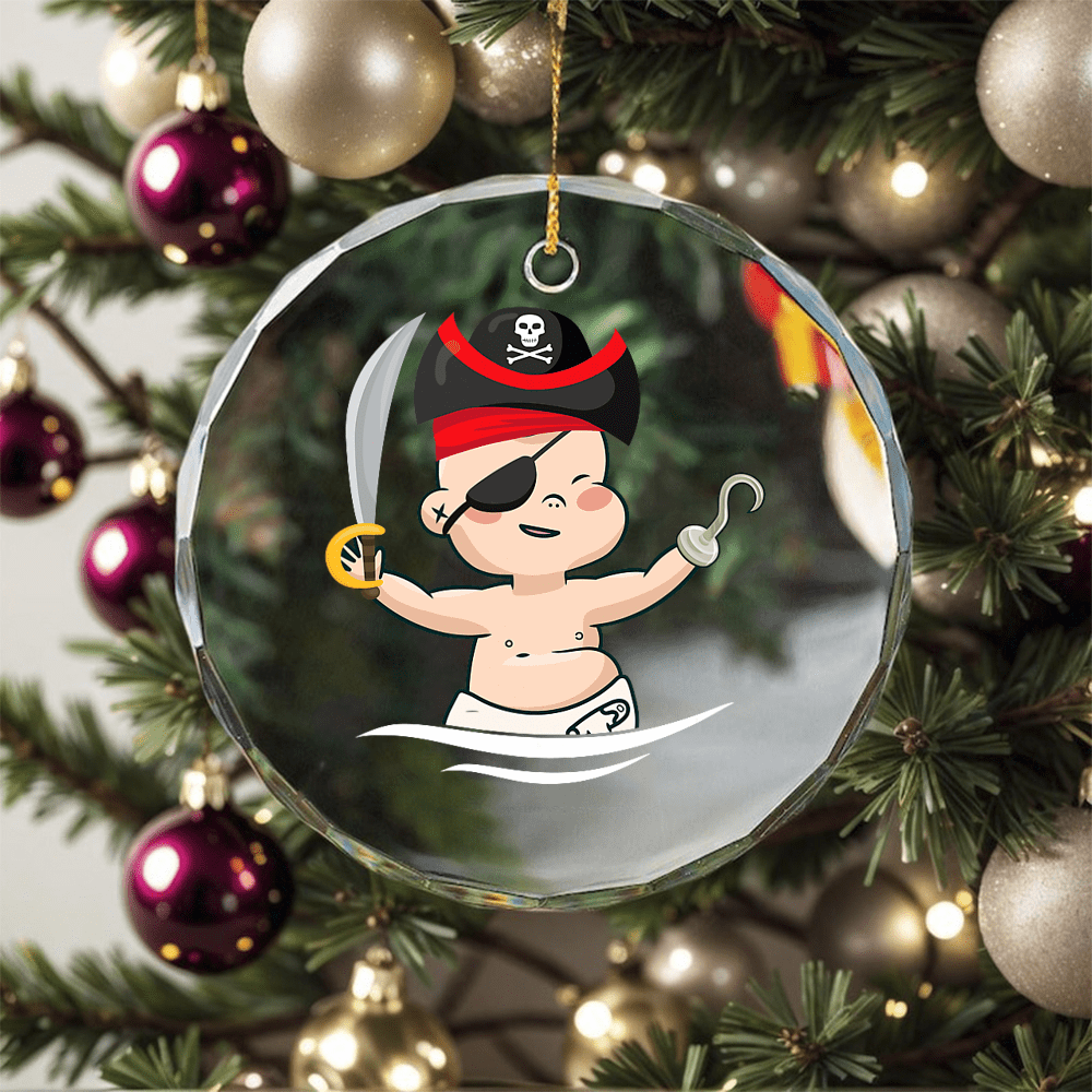 Pregnant Pirate Future Parents New Baby Reveal Ornament, Room ...