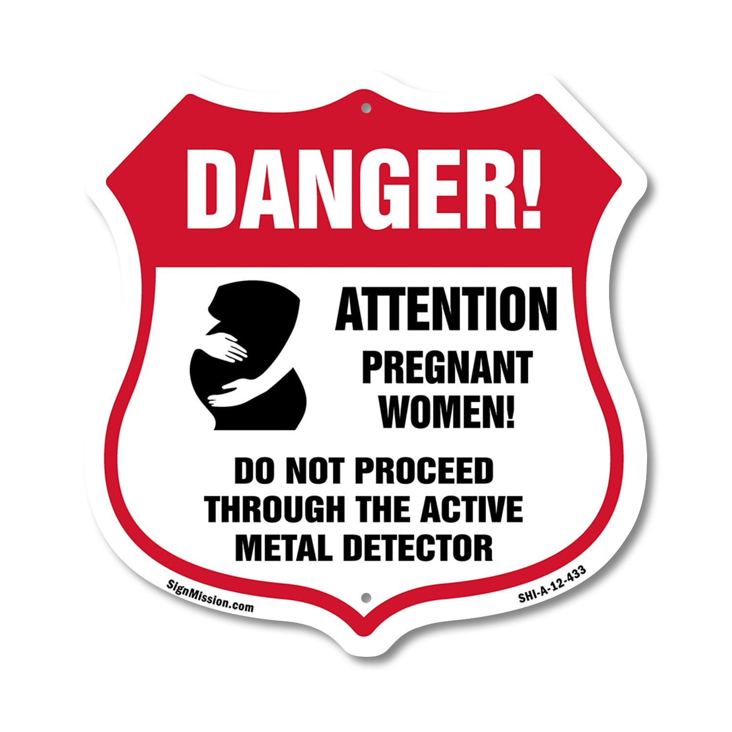 Pregnant Women Danger! Attention Pregnant Women. Do Not Proceed Through ...