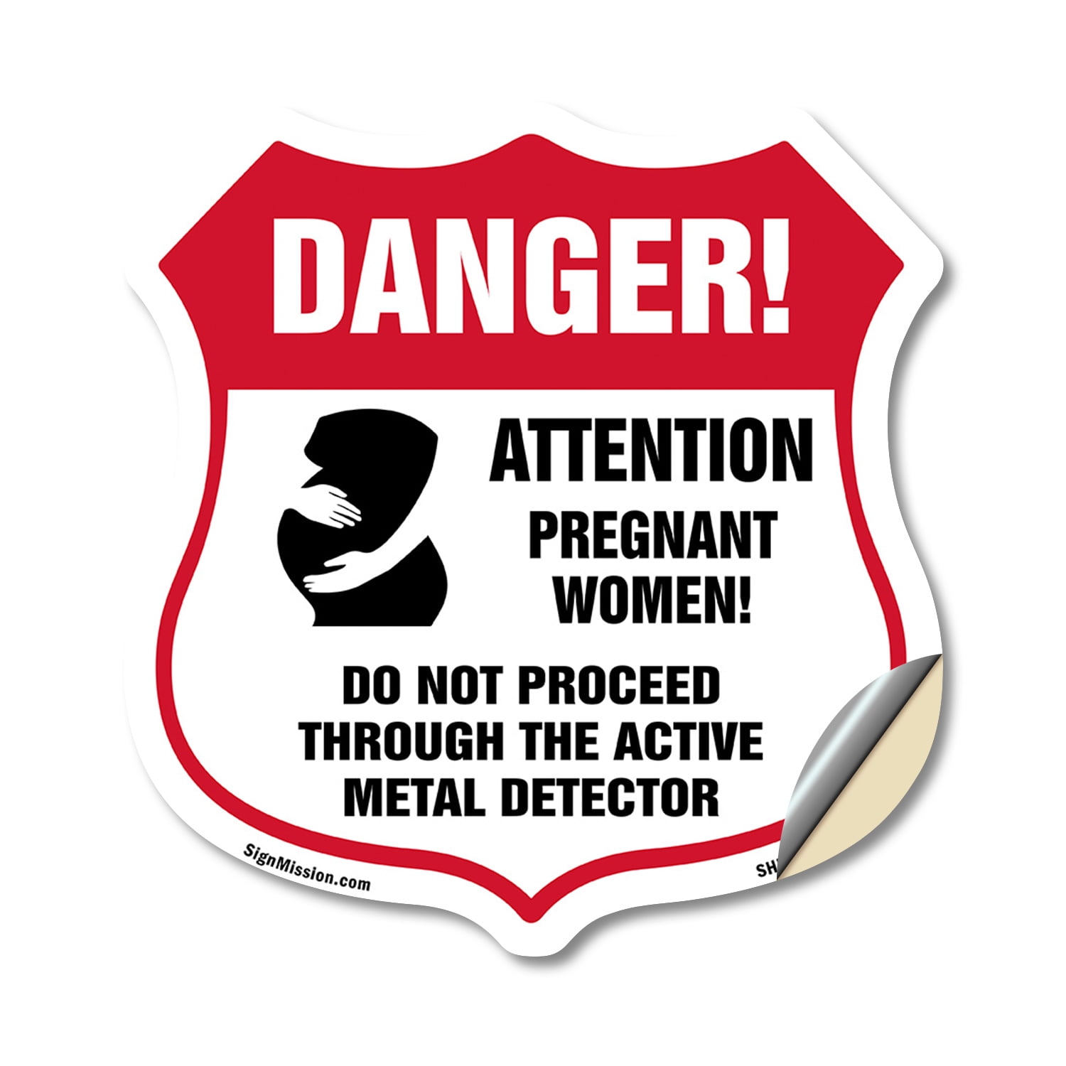 Pregnant Women Danger! Attention Pregnant Women. Do Not Proceed Through ...