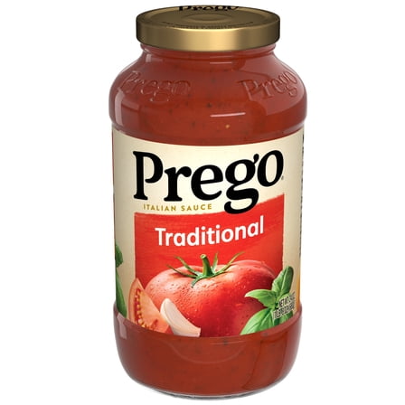 Prego Traditional Italian Tomato Pasta Sauce, Large 45 Ounce Jar ...