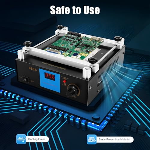 Preheating Rework Station, 110V 450W SMD PCB Preheater BGA Rework ...