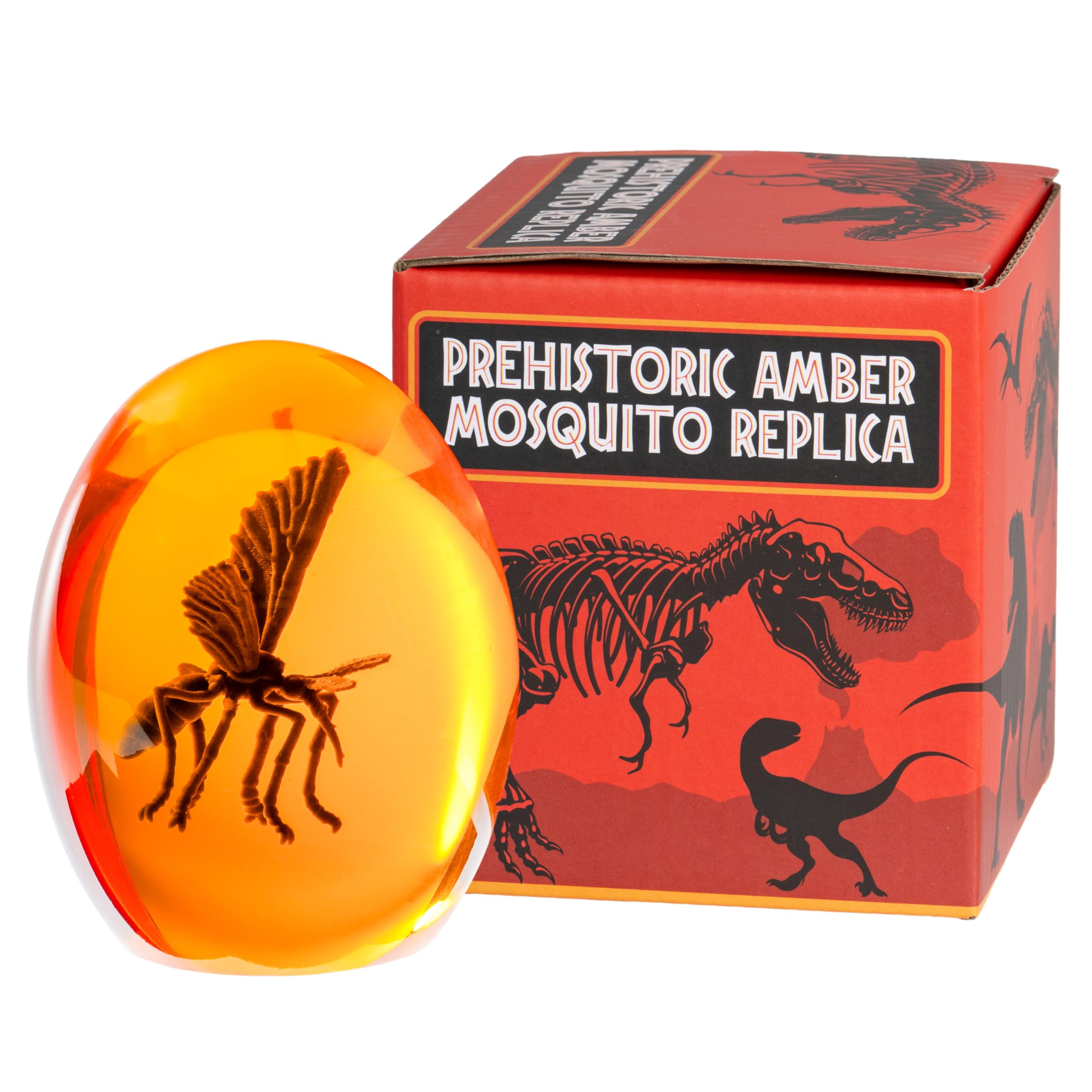 Prehistoric Mosquito in Amber Replica Resin Dinosaur Collectible 3D ...
