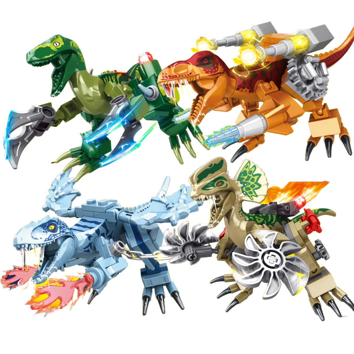 Prehistoric Planet Jurassic Age Dinosaur Brick Compatible Legodinosaur ...