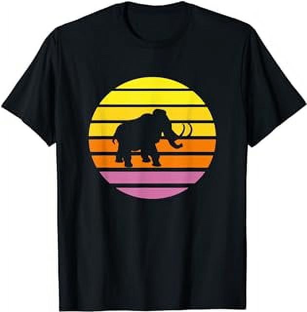 Prehistoric Wooly Mammoth Vintage Retro Tshirt - Walmart.com