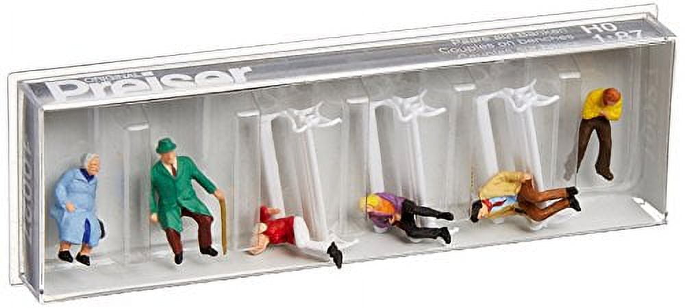 Preiser 10027 Passengers Seated On Benches Ho Model Figure - Walmart.com