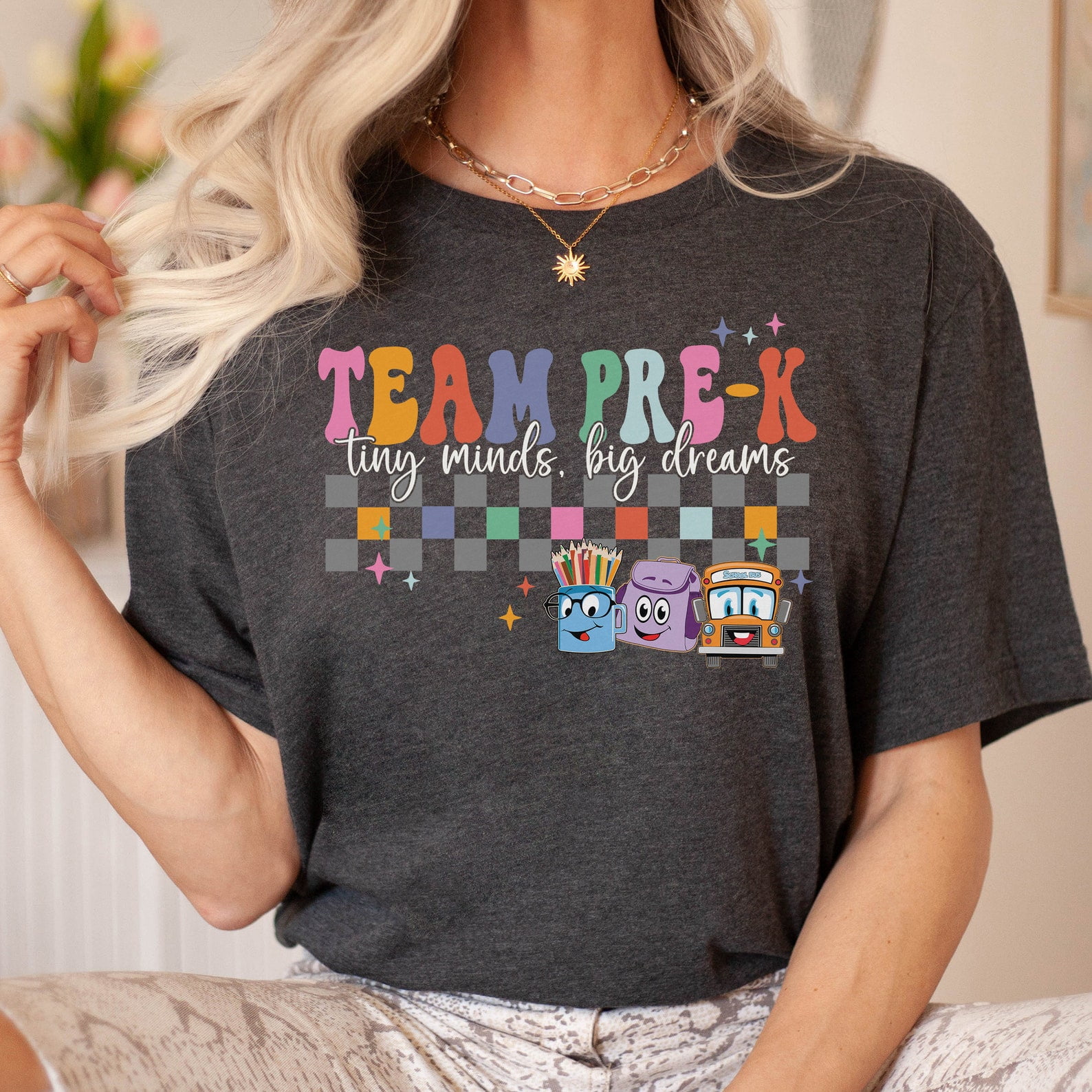 Prek Teacher Shirts Pre K Teacher Shirt Pre-K Teacher Shirt Chaos ...