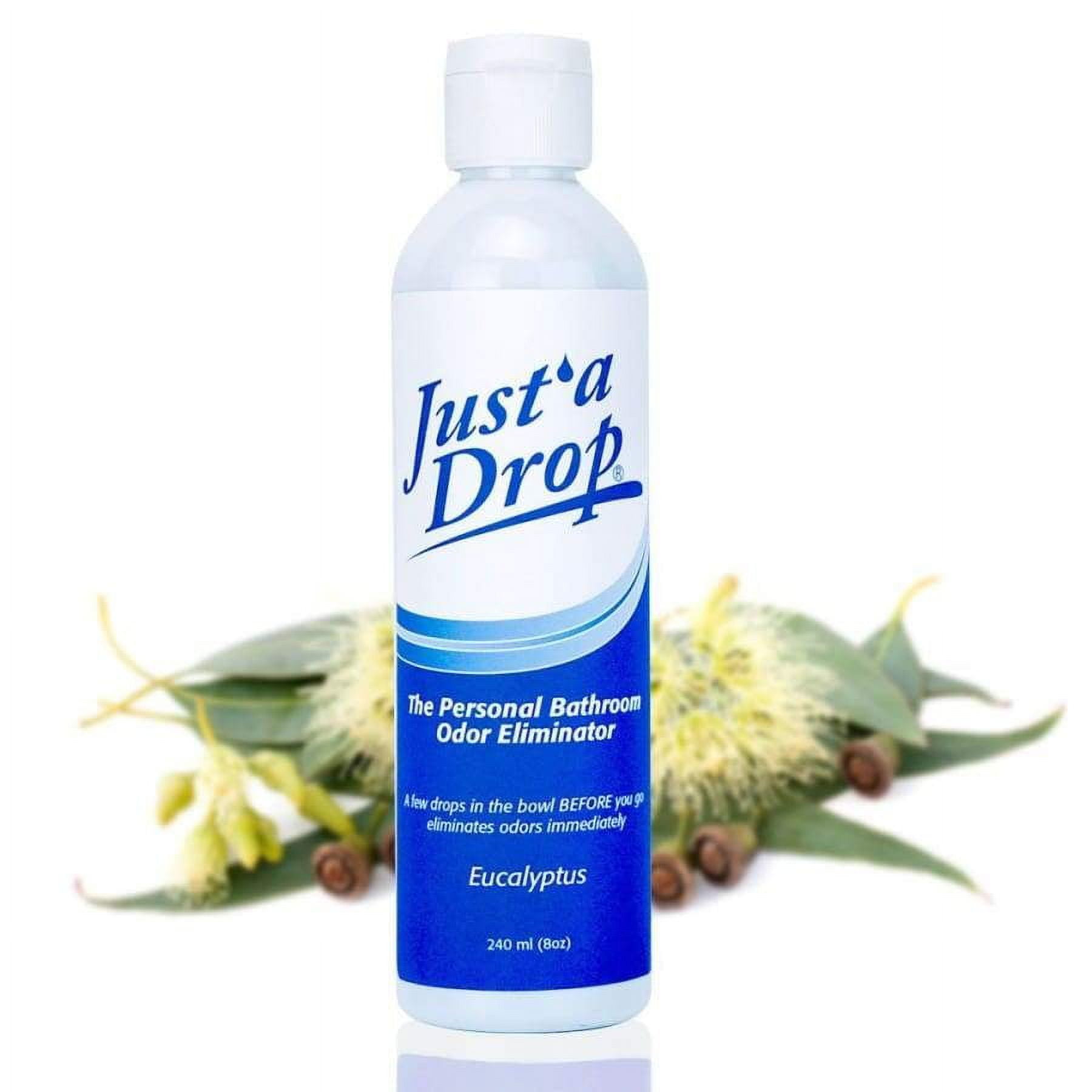 Prelam Just a Drop Odor Eliminator, Toilet Drops, Eucalyptus, 8 oz ...