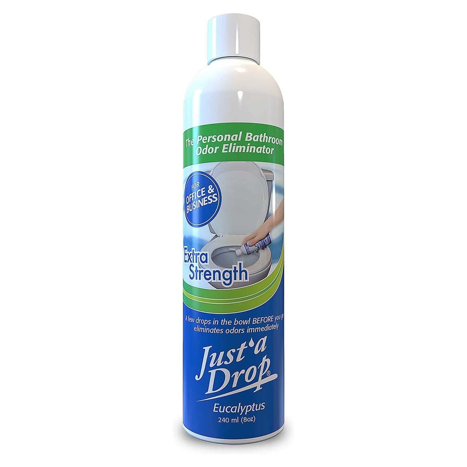 Prelam Just a Drop Odor Eliminator, Toilet Freshener, Eucalyptus, 8 oz ...
