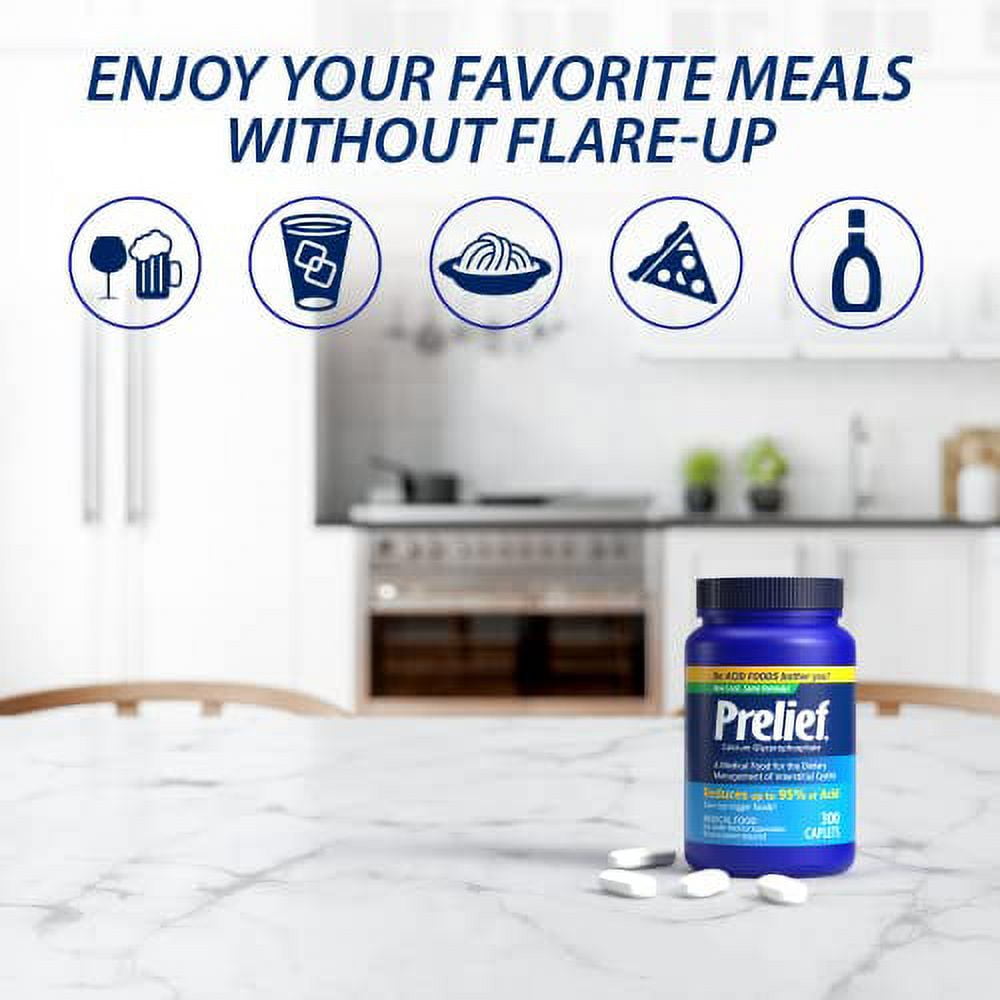 Prelief Acid Reducer Caplets Dietary Supplement, 300 Count - Walmart.com
