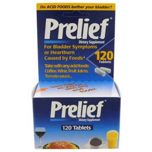 Prelief Dietary Supplement - 120 tablets Pack of 4 By Brand PRELIEF ...