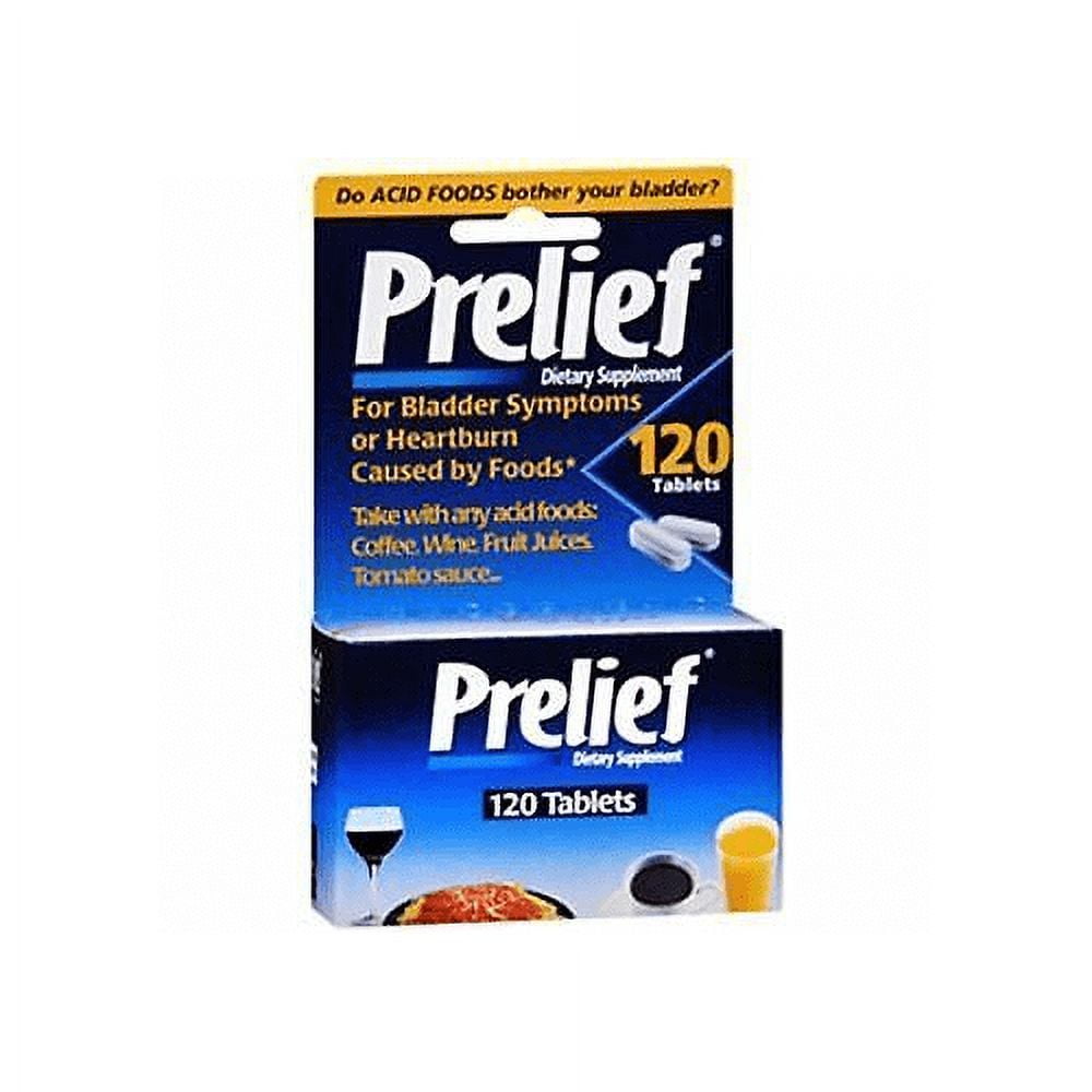 Prelief Dietary Supplement, 120 Tablets, Pack of 4, Reduces Acid ...