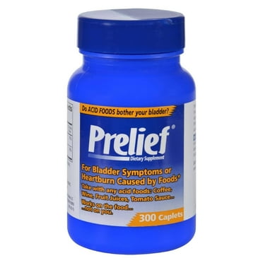 Prelief Acid Reducer Pills, Heartburn and Reflux Treatment Tablets, 300 ...