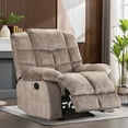 Prelife Lazy Recliner Chair Overstuffed, Manual Reclining Single Couch ...