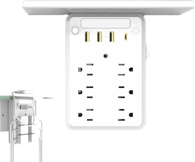 Preliminark Wall Outlet Extender with Shelf Night, 2025 New Wall Outlet ...