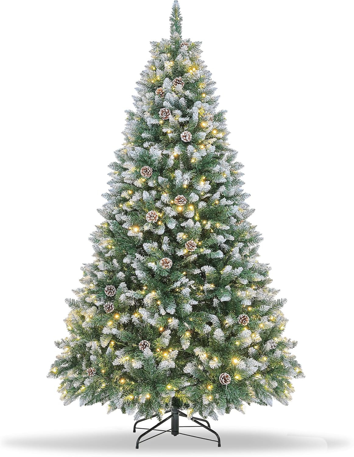 Prelit Pencil Christmas Tree with Lights, Skinny Artificial Christmas ...