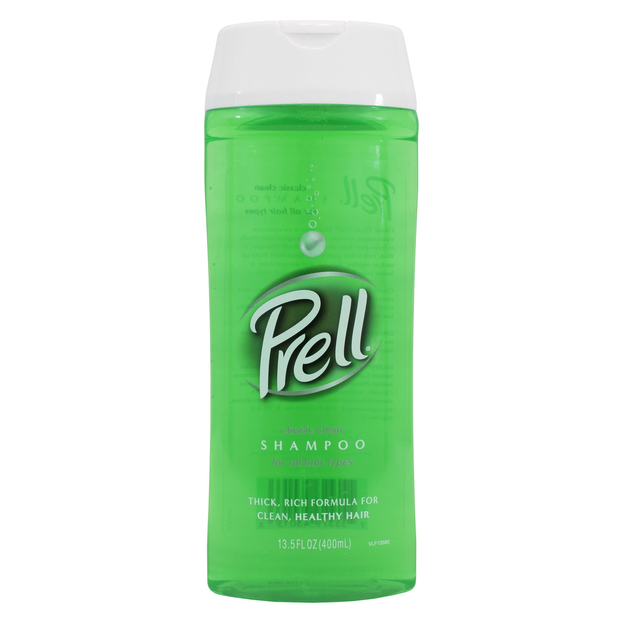 Prell® Classic Clean Shampoo for All Hair Types, Alcohol-Free, 13.5 fl ...