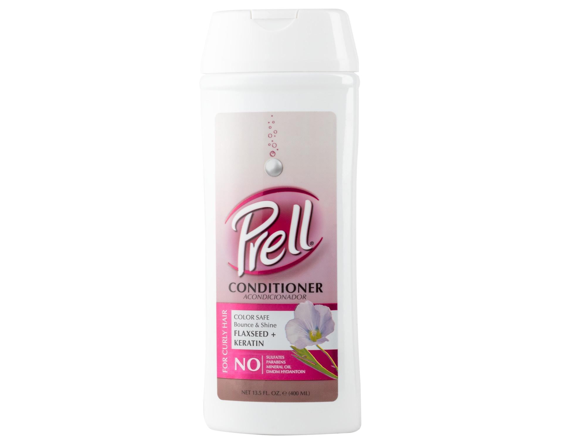 Prell Flaxseed + Keratin Color Safe Conditioner, Bounce & Shine for ...