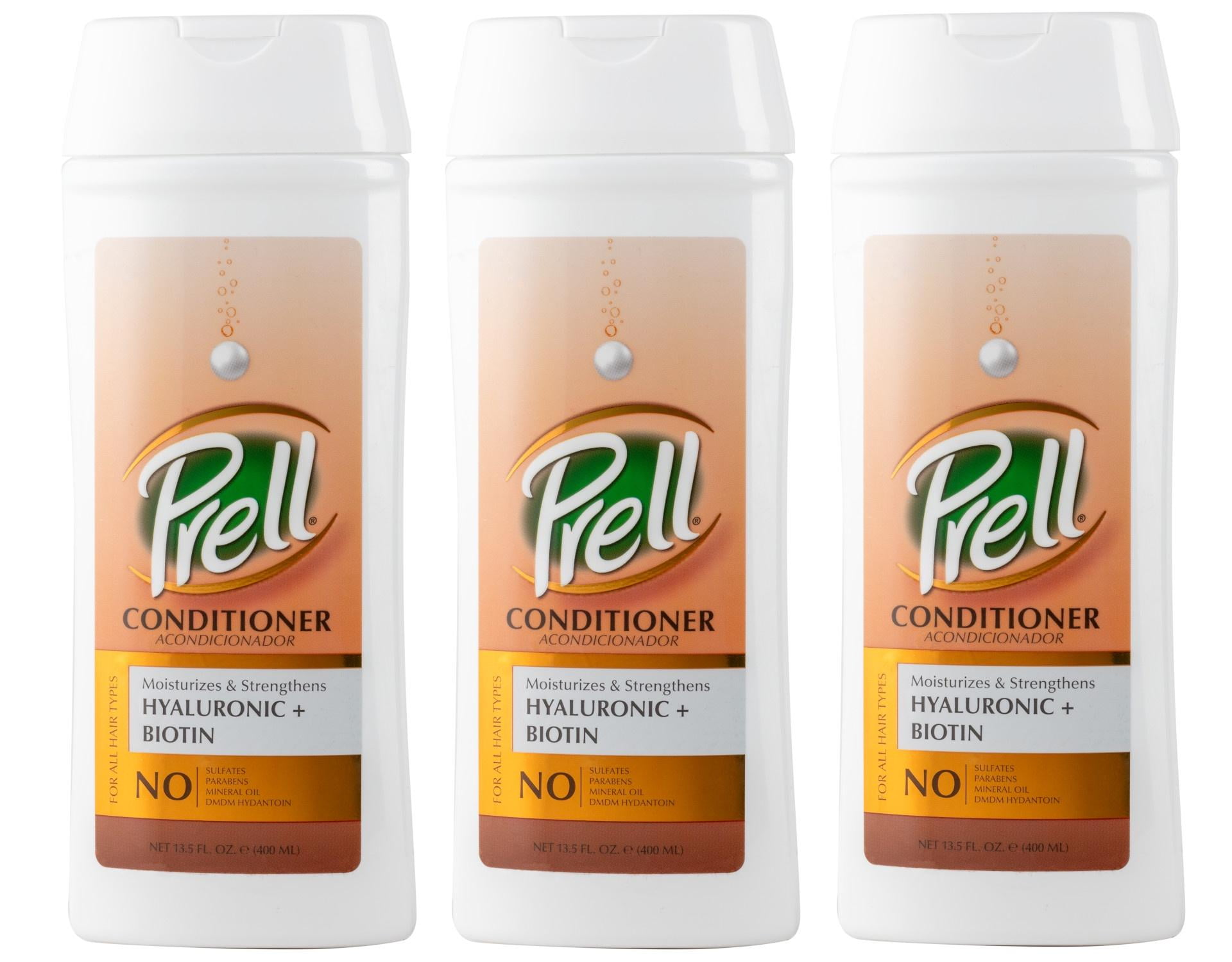 Prell Hyaluronic + Biotin Moisturizes & Strengthens Conditioner for All ...