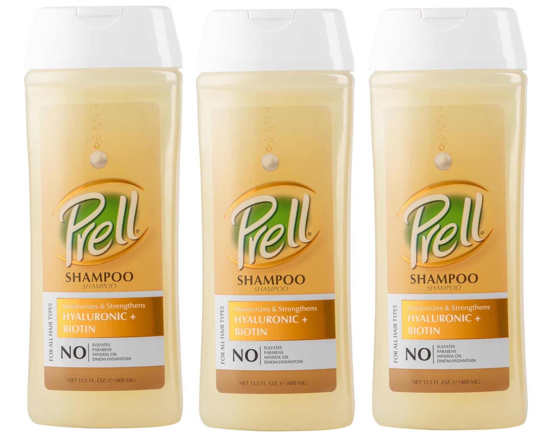 Prell Hyaluronic + Biotin Moisturizes & Strengthens Shampoo for All ...