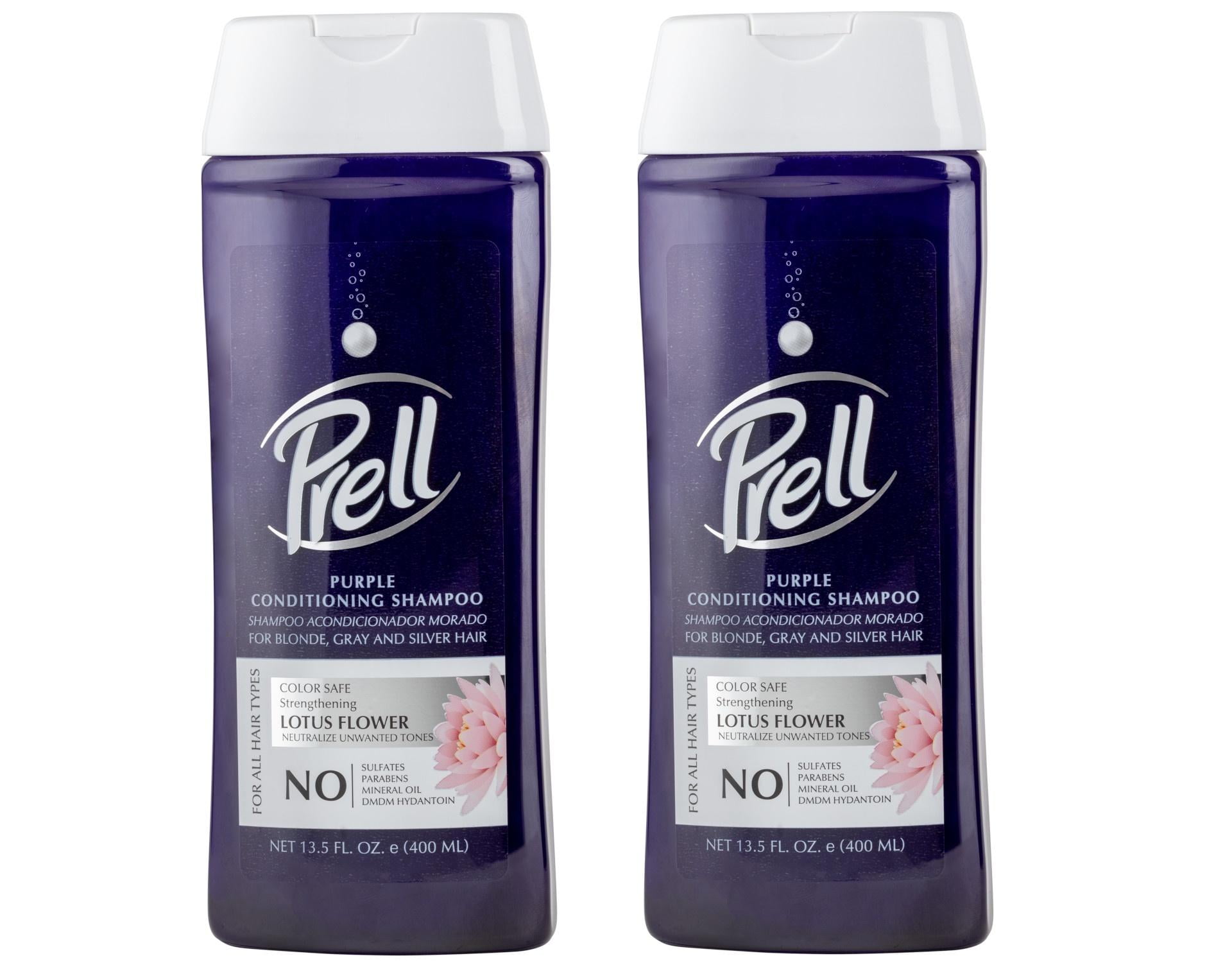 Prell Lotus Flower Color Safe Strengthening Purple Conditioning Shampoo ...
