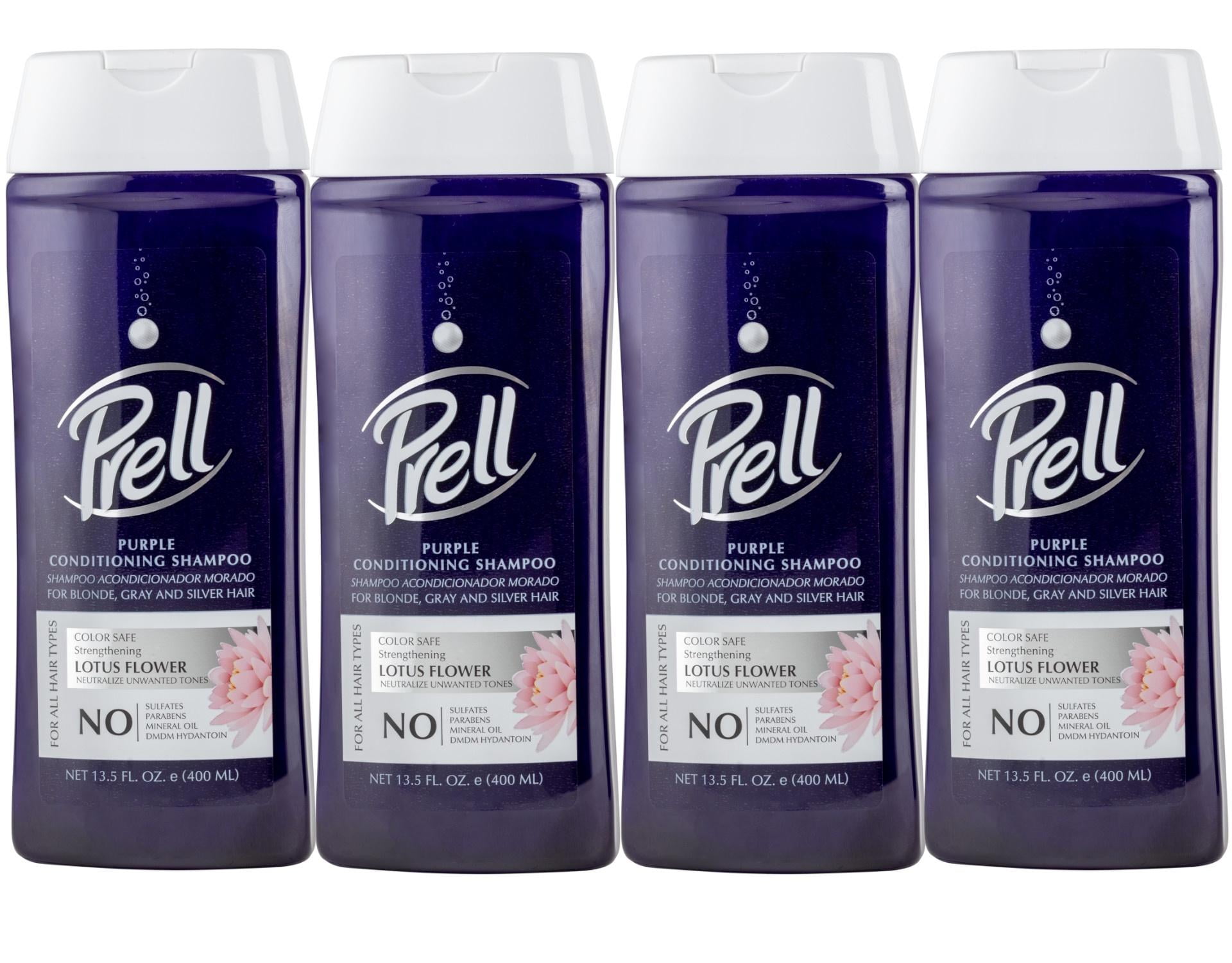 Prell Lotus Flower Color Safe Strengthening Purple Conditioning Shampoo ...