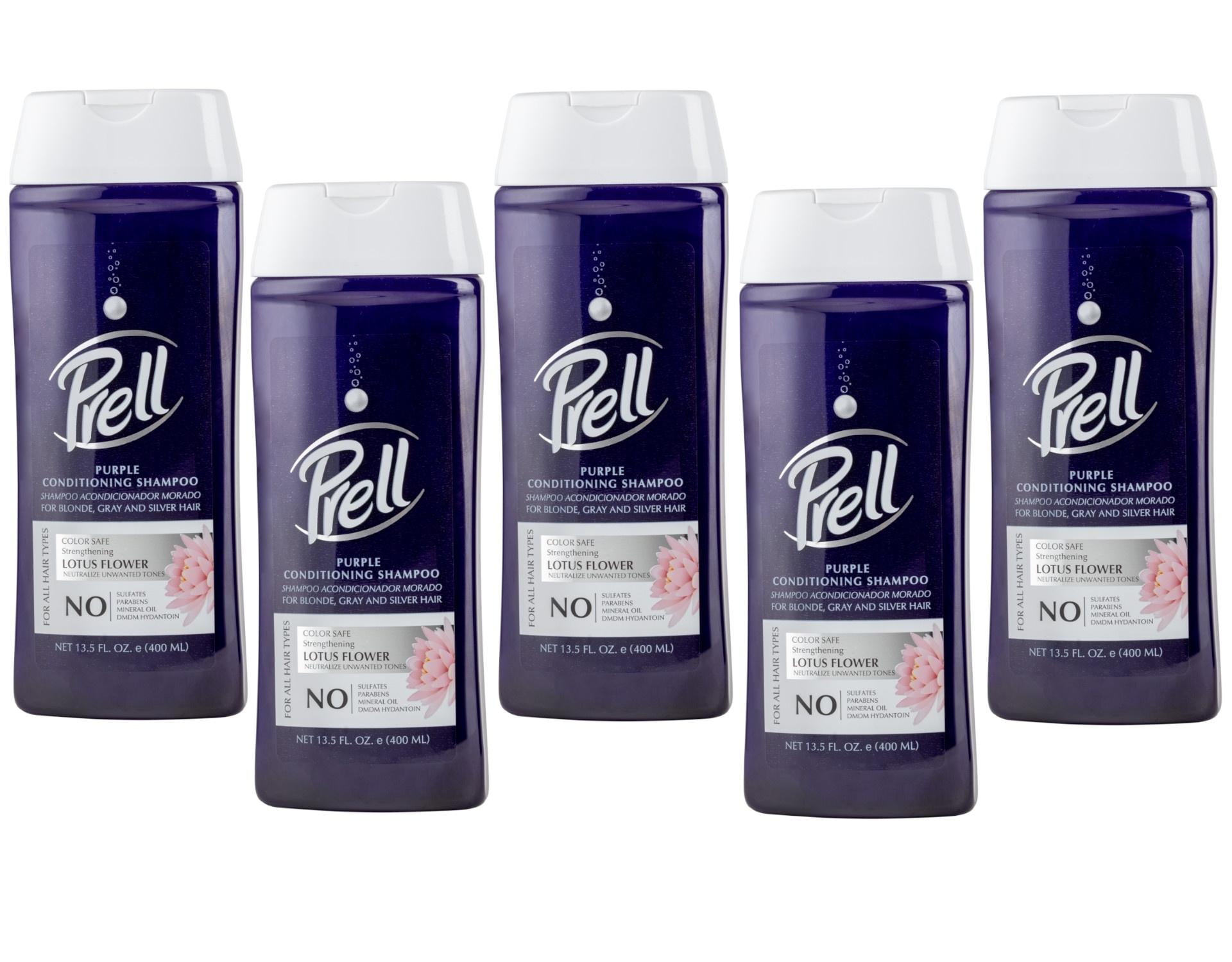 Prell Lotus Flower Color Safe Strengthening Purple Conditioning Shampoo ...