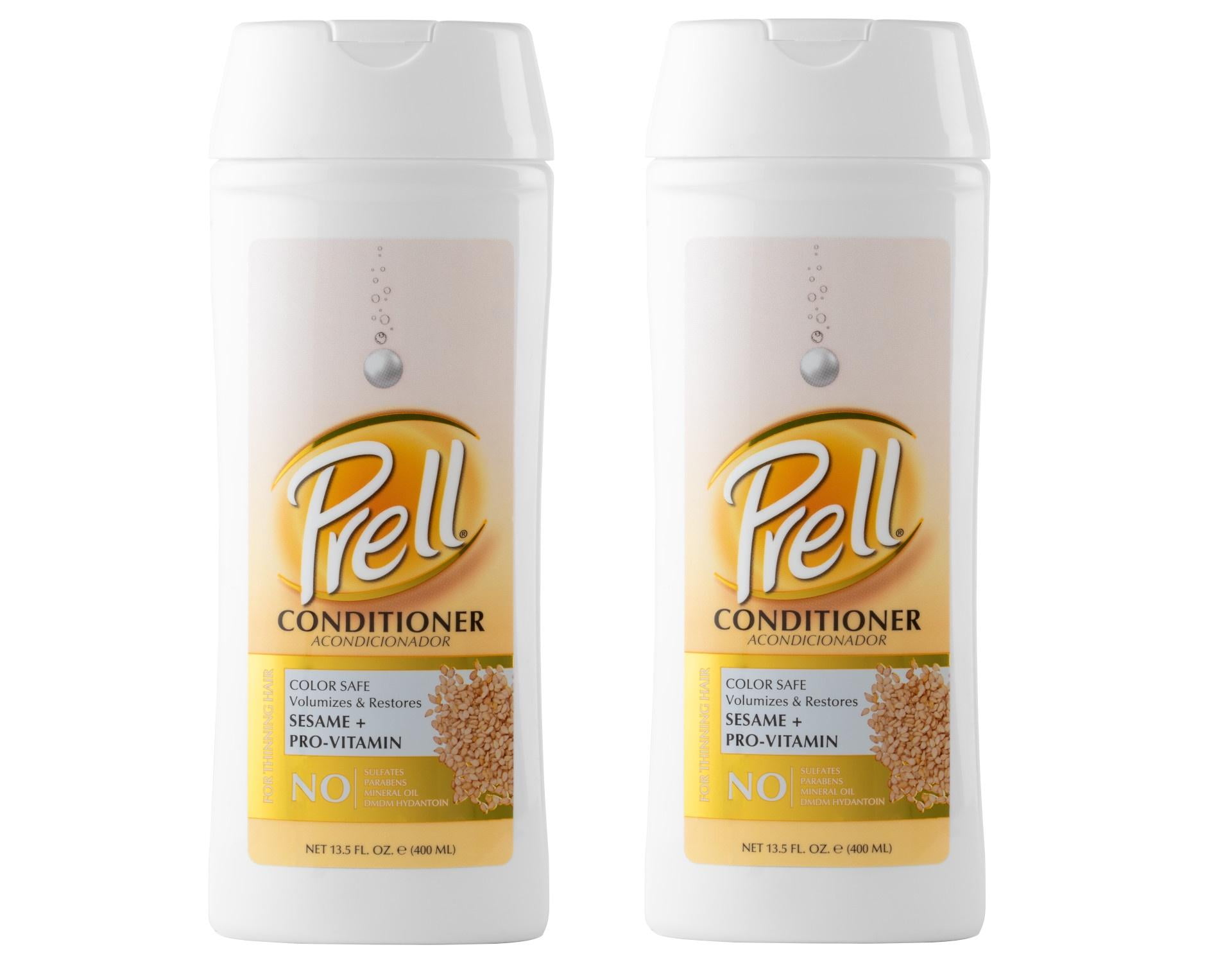 Prell Sesame + Pro-Vitamin Conditioner for Thinning Hair, Color Safe ...