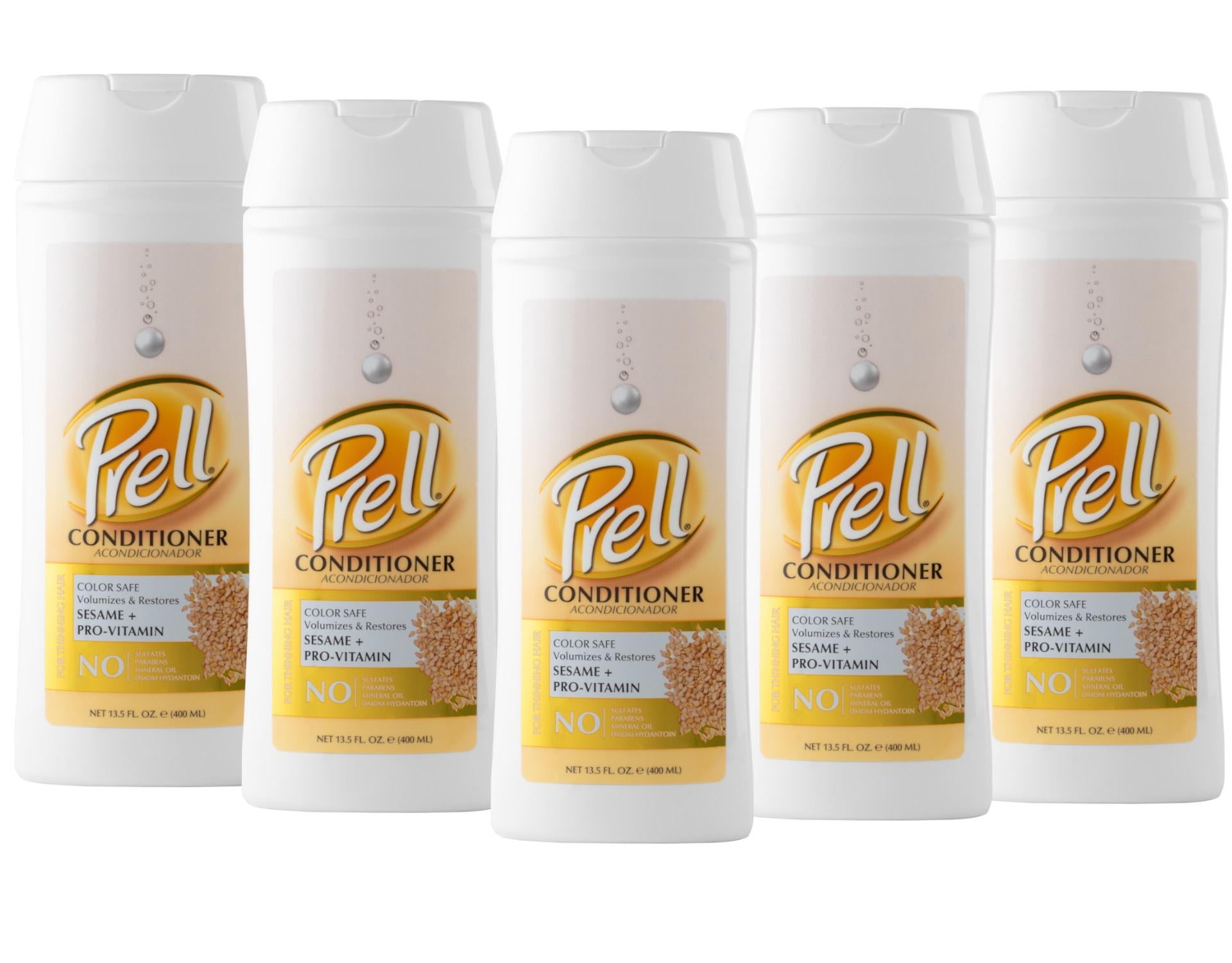 Prell Sesame + Pro-Vitamin Conditioner for Thinning Hair, Color Safe ...