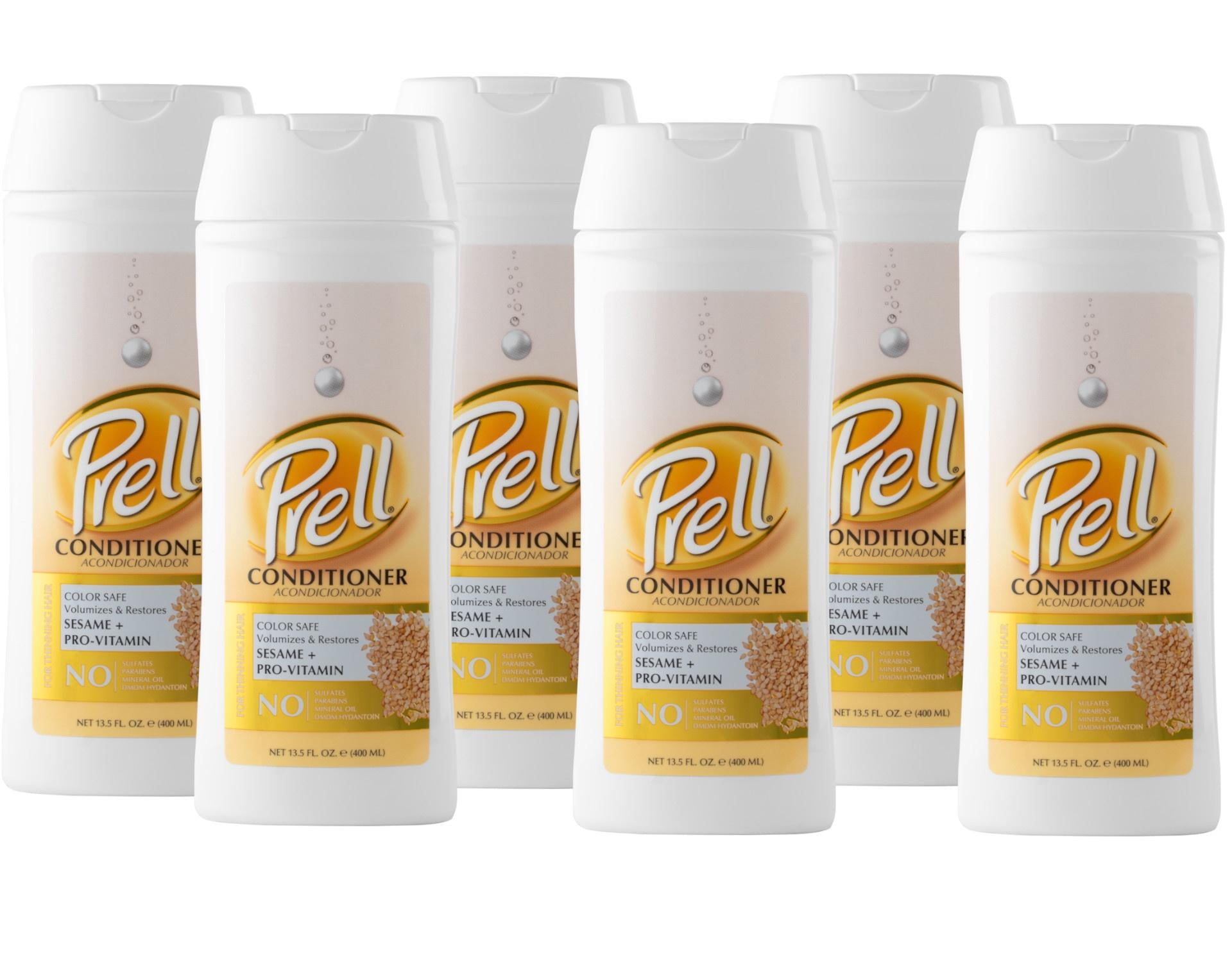 Prell Sesame + Pro-Vitamin Conditioner for Thinning Hair, Color Safe ...