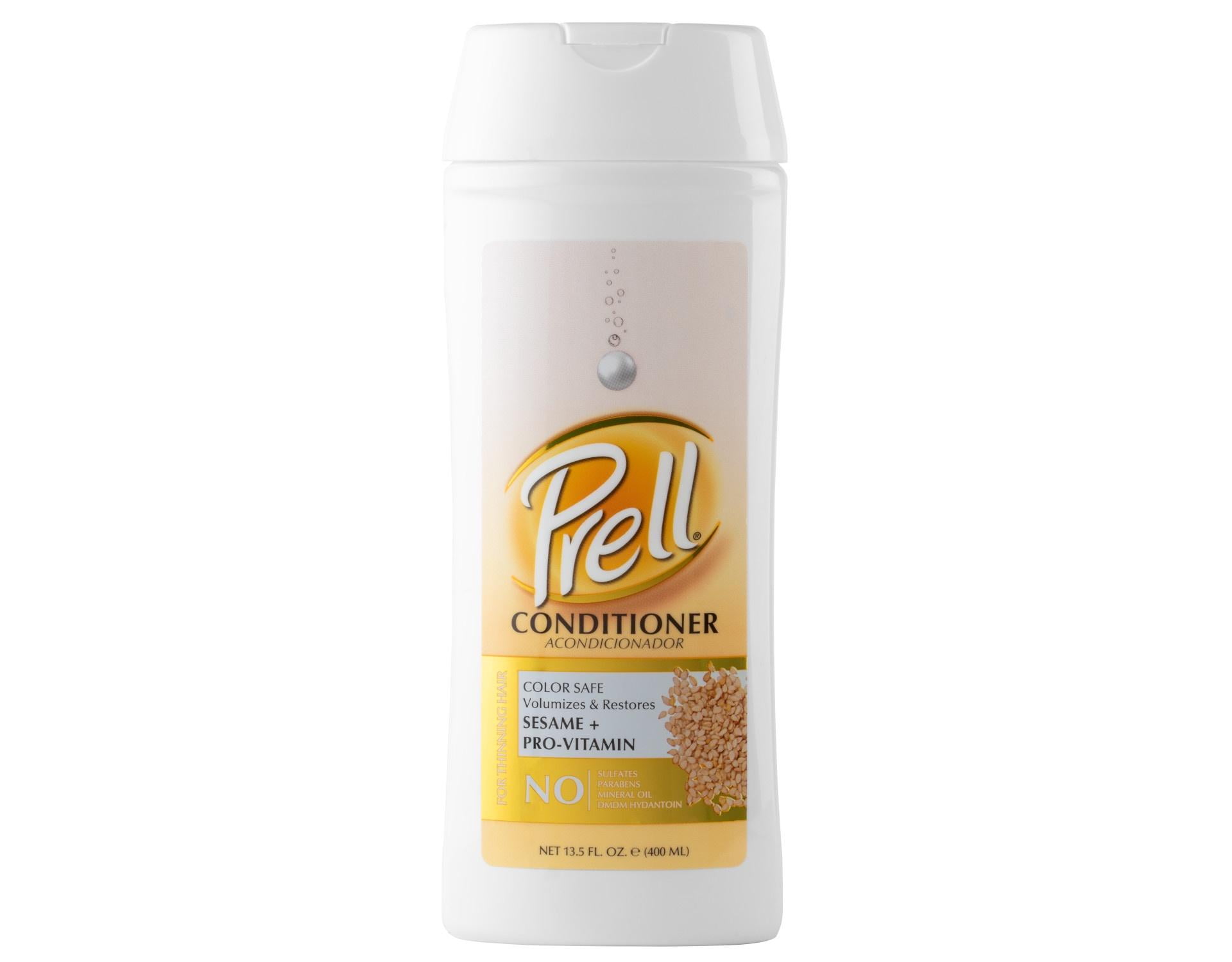 Prell Sesame + Pro-Vitamin Conditioner for Thinning Hair, Color Safe ...