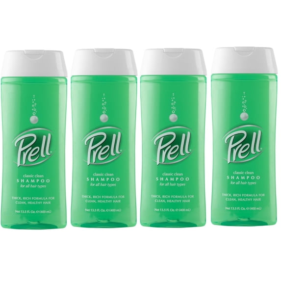 Prell Classic Clarifying Shampoo, Deep Cleansing Formula, 4 Pack - 13 ...