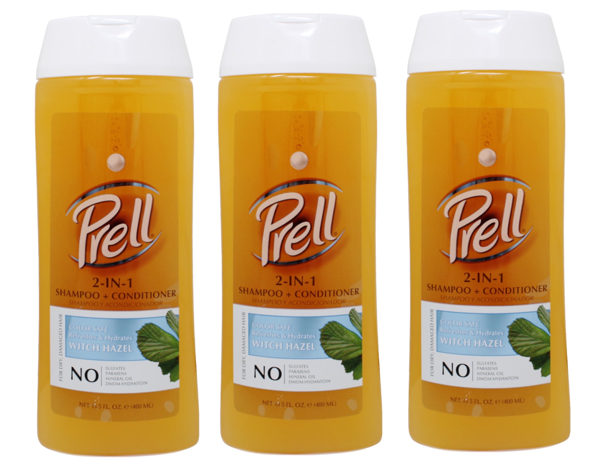 Prell Witch Hazel Color Safe Refreshes & Hydrates 2-in-1 Shampoo ...