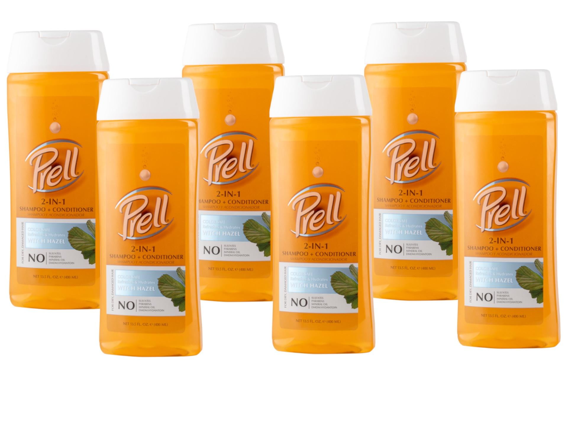 Prell Witch Hazel Color Safe Refreshes & Hydrates 2-in-1 Shampoo ...