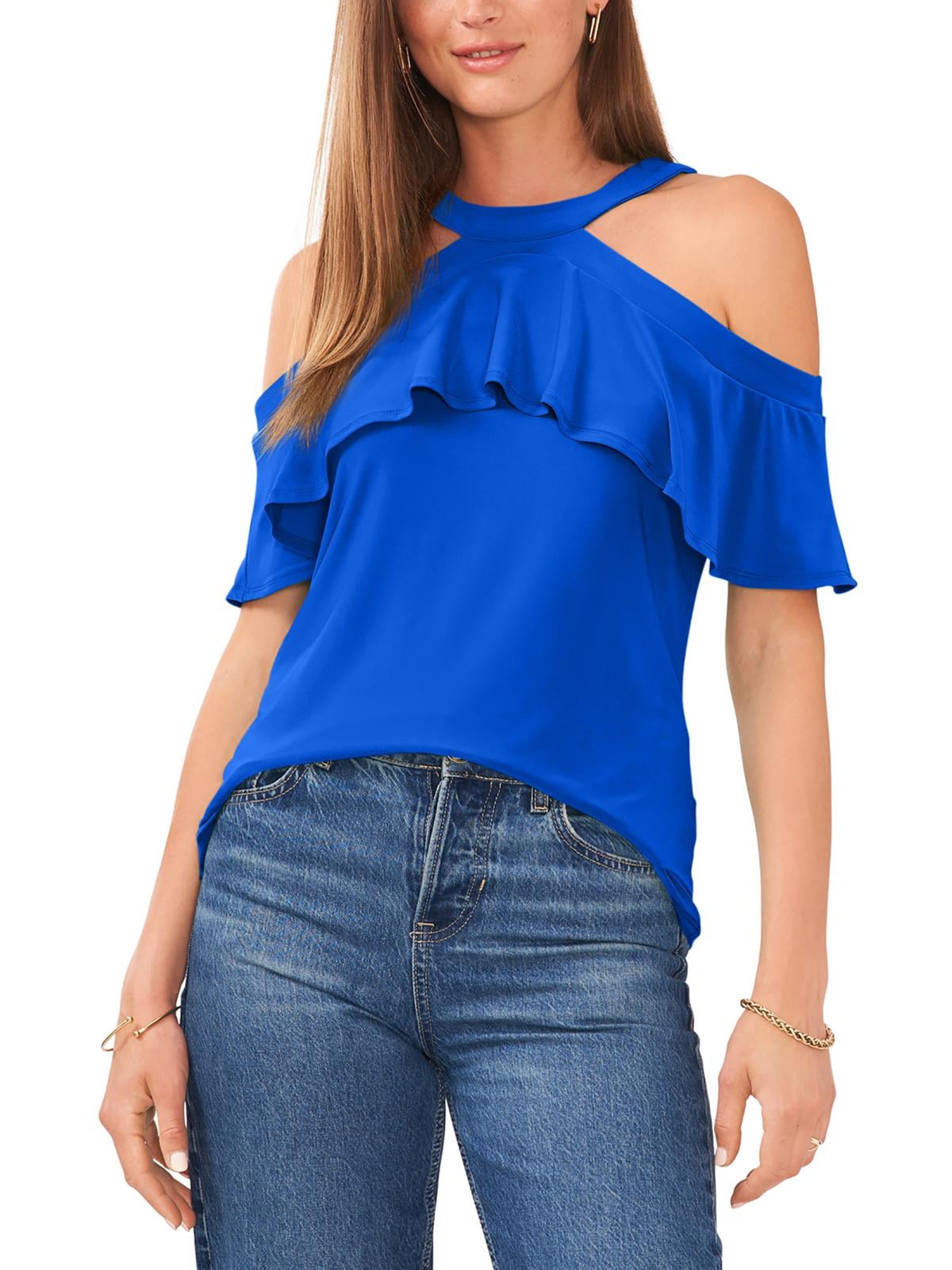 Prelude Womens Drapey Halter Top - Walmart.com
