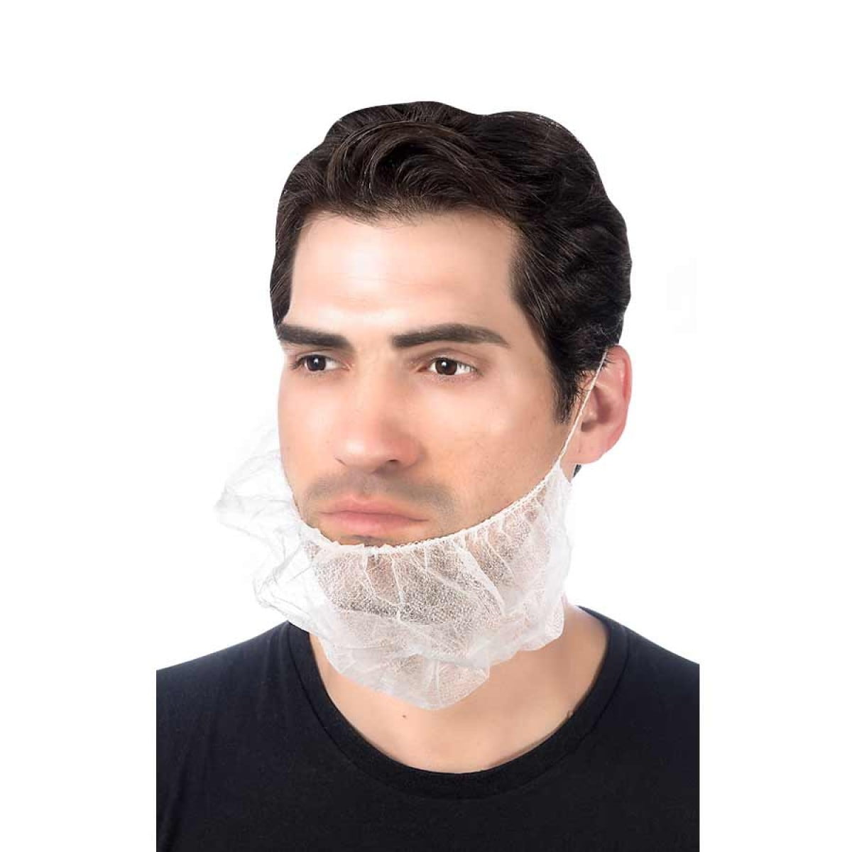 Premier 1 Polypropylene Disposable Beard Covers, White, 500/case ...
