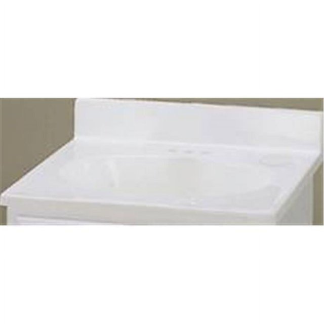 Premier 112003 37 in. x 22 in. Custom Vanity Top Sink in White Swirl ...