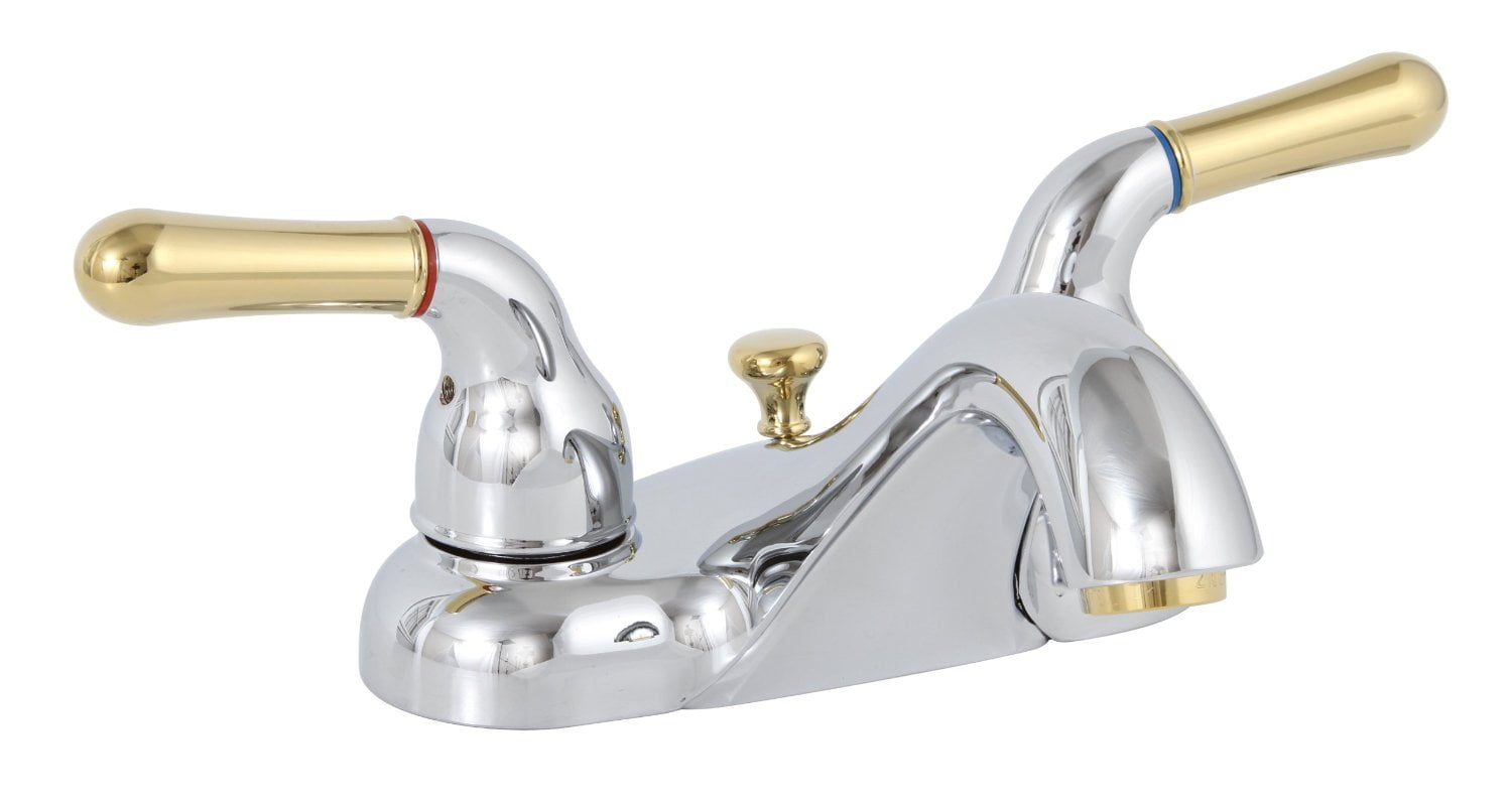 Premier 120631 Sanibel Two-Handle Bath Faucet, Chrome/Polished Brass ...