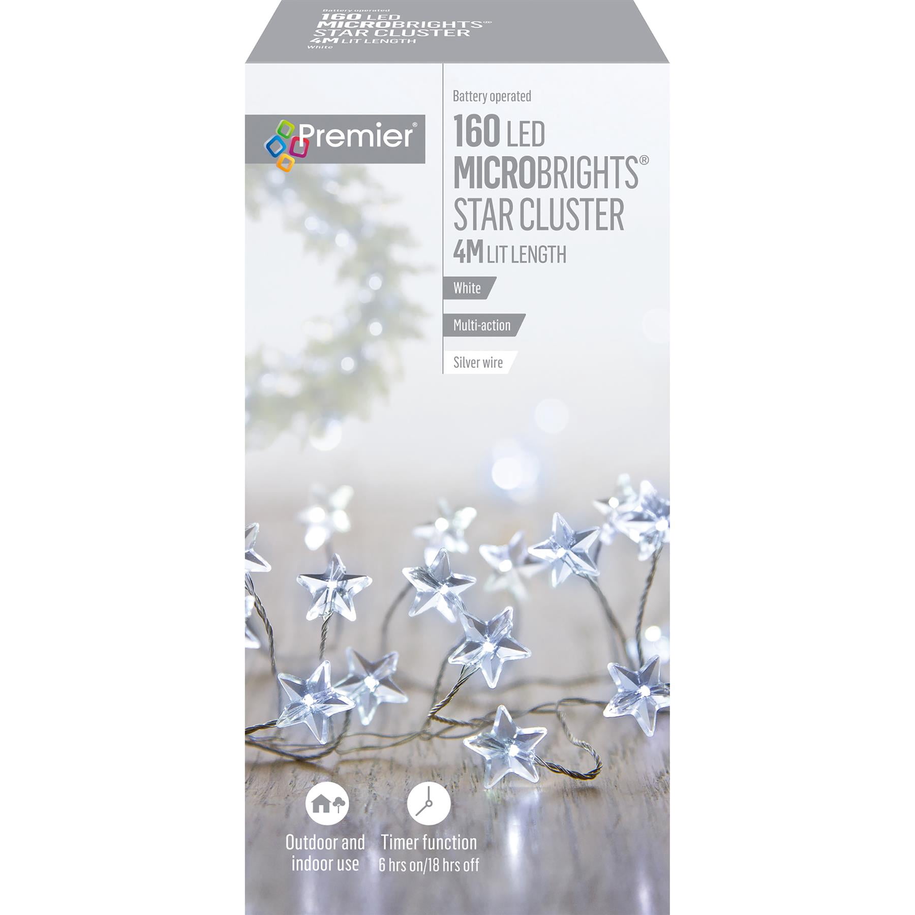 Premier - 160 Multi Action MicroBright Star Cluster with Timer With ...